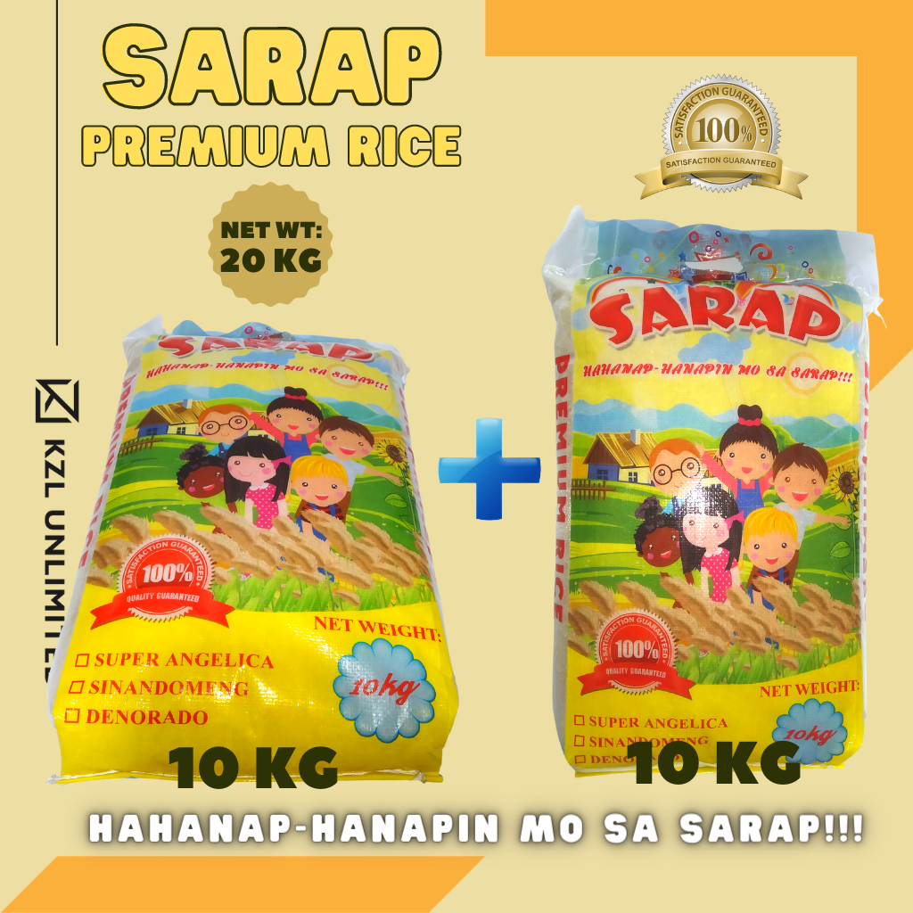 KZLU Sarap Premium Rice 20kg | Lazada PH