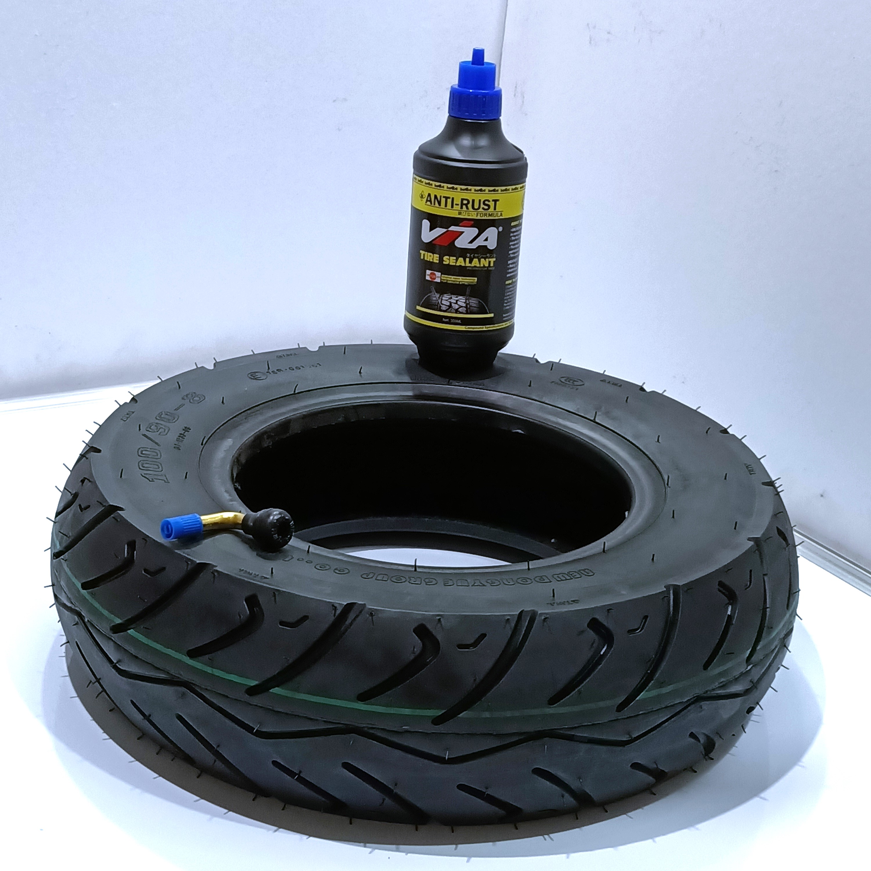 ebike tubeless tire 100/90-8 nylon thread with 6ply, 236kg load ...