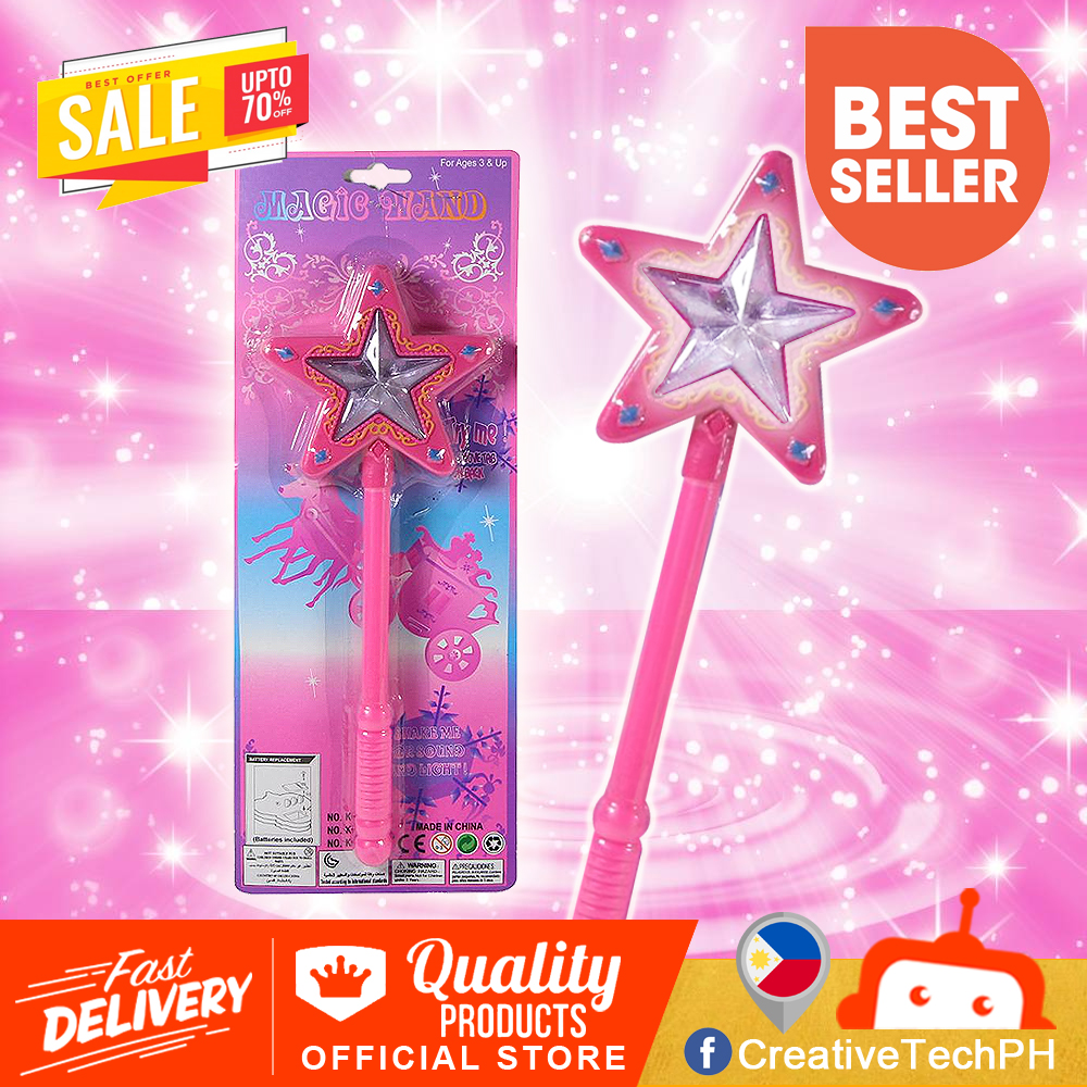 Magic Wand for Kids Toys 30cm with Sounds and Light | Lazada PH