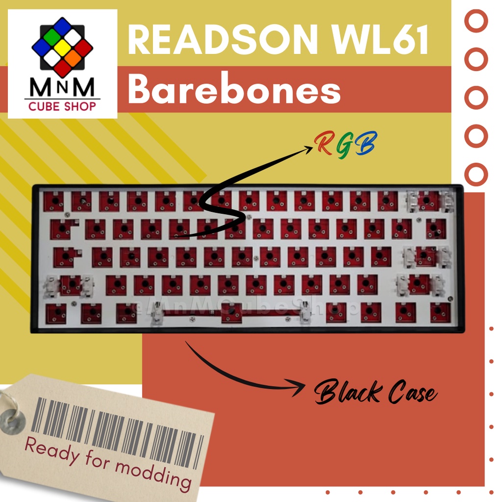 Readson WL61 Barebones DIY Tri-Mode Wireless Bluetooth HOTSWAPPABLE ...