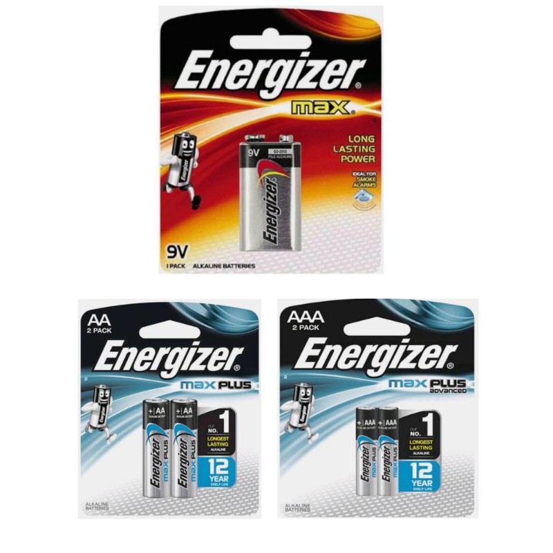 Energizer Max Plus AA AAA 9V D Max Battery | Lazada PH