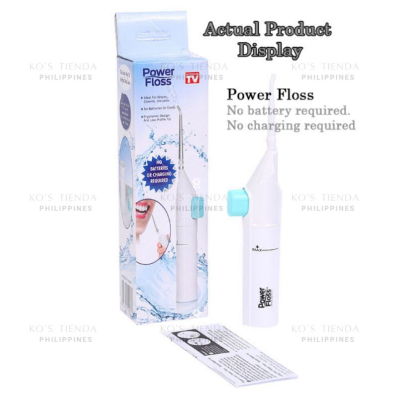 Power Floss Jet Spray Brace Cleaner Dental Floss Cleaner Dental Care ...