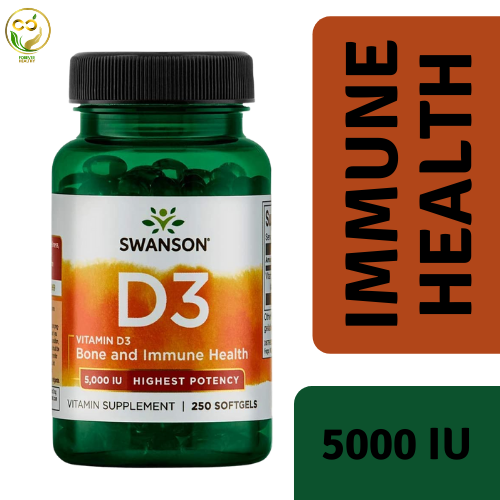 Swanson D3 5,000 IU 250 Softgels | Lazada PH