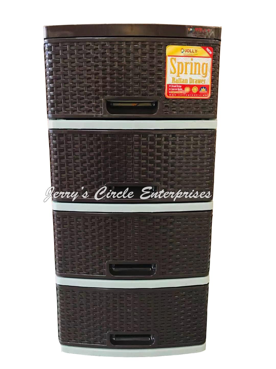 JOLLY SPRING RATTAN DRAWER 4L / 799 4L DRAWER JCE | Lazada PH