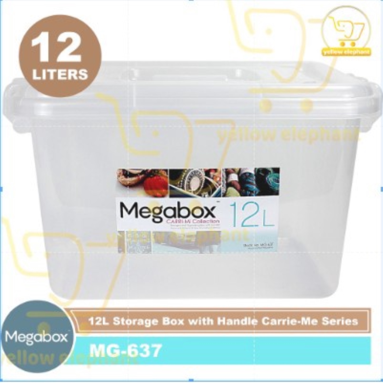 Megabox Storage Box With Handle Carrie-Me Series 12 Liters | Lazada PH