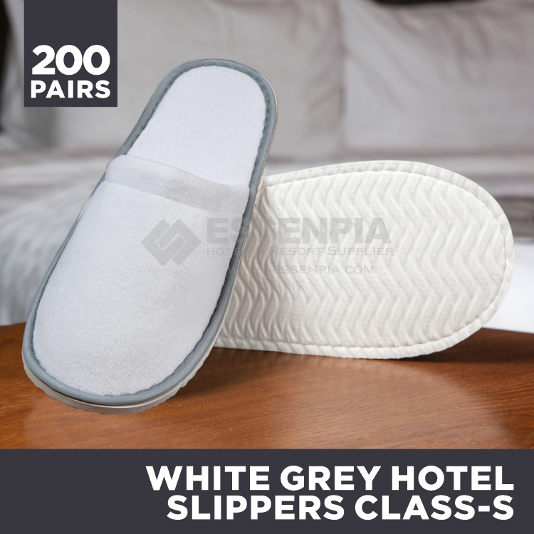 200 PAIRS CLASS S Hotel Slipper Hotel Disposable Slipper Spa Slipper ...