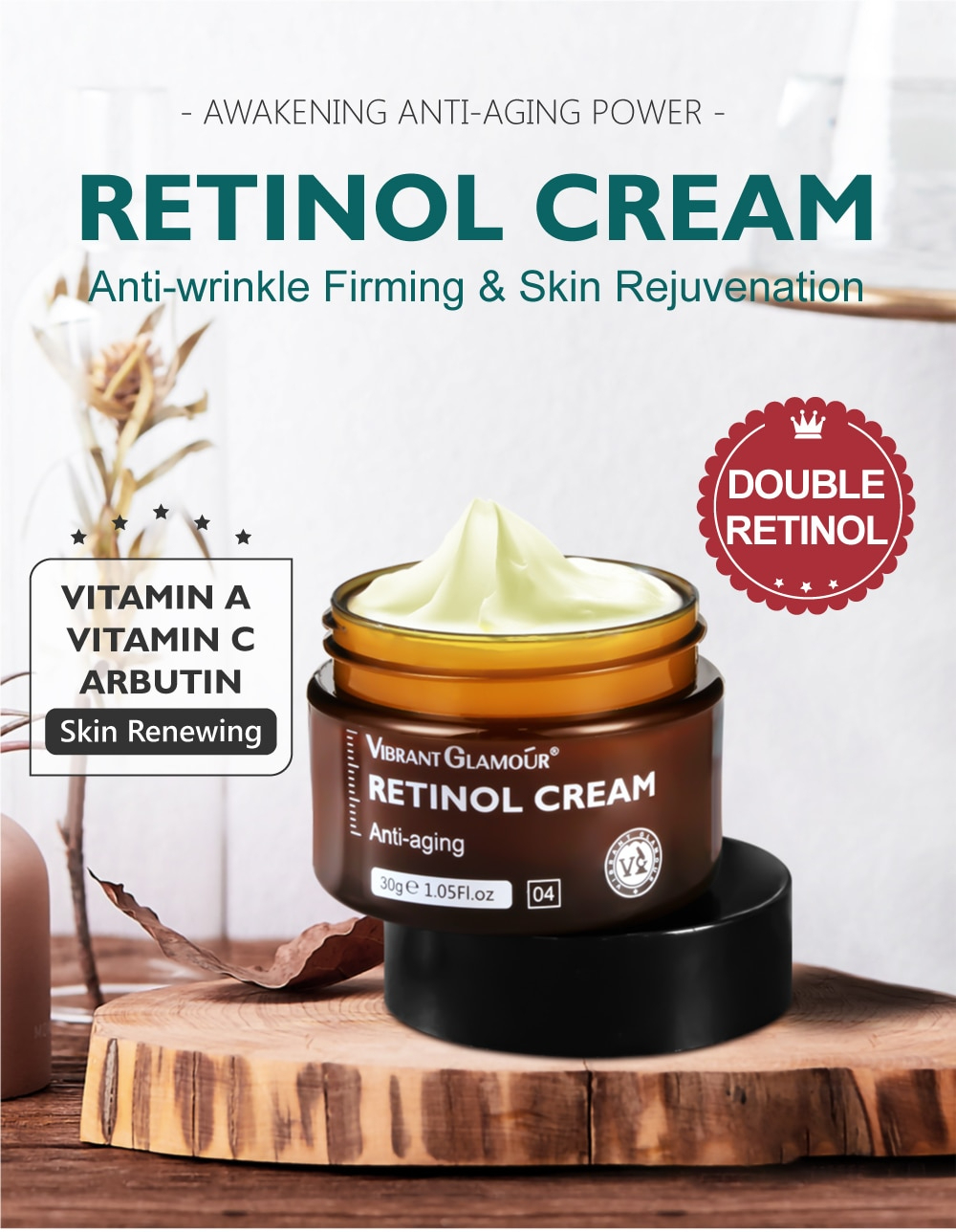 Vibrant Glamour Retinol Cream Original Retinol Cream Anti Aging ...
