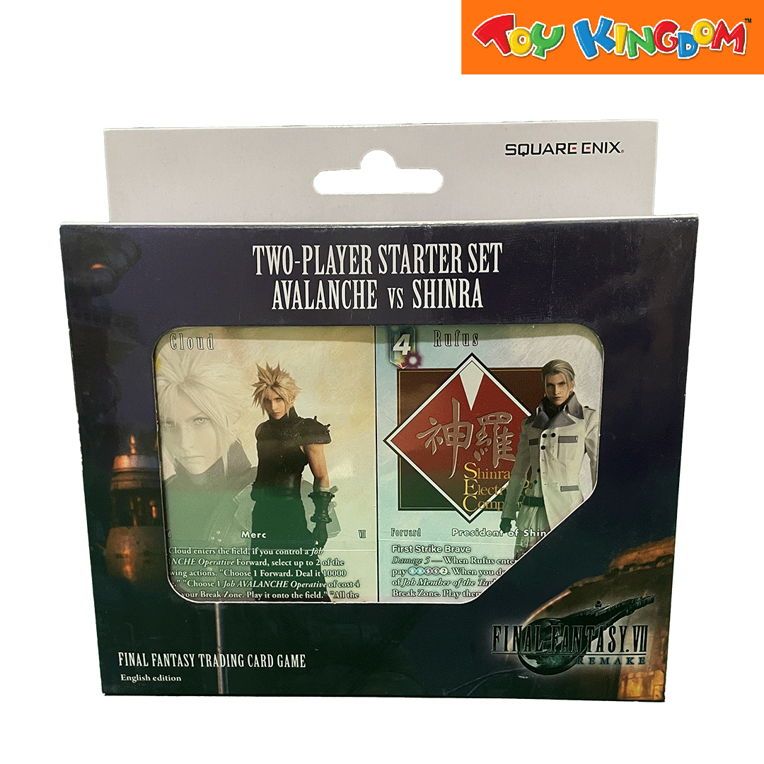 Square Enix Final Fantasy Trading Card Game Avalance Vs Shinra Card Set ...