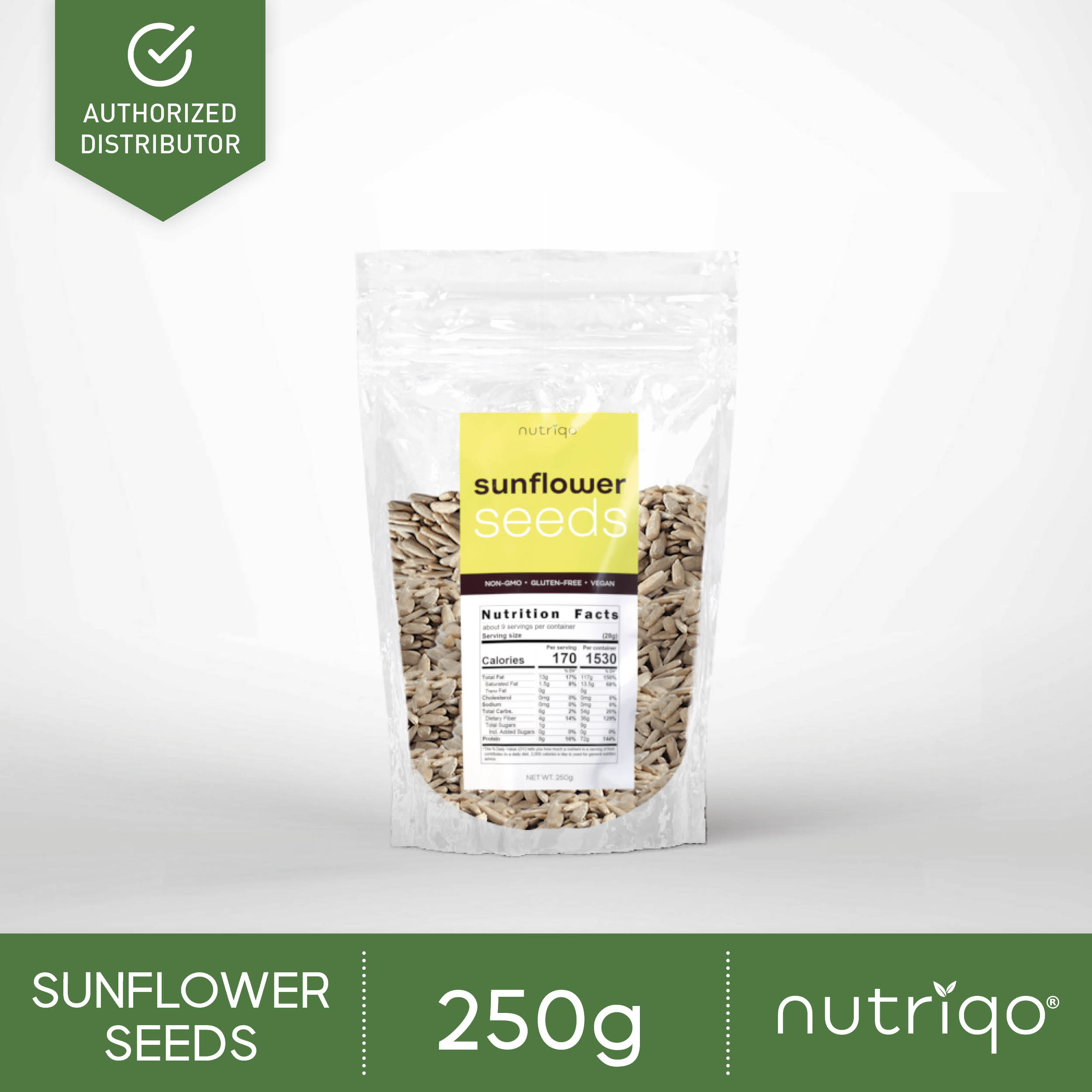Nutriqo Raw Sunflower Seeds 250g | Lazada PH