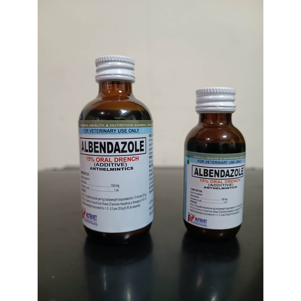 Albendazole 15% oral drench dewormer for animals 30ml / 60ml albendazole dewormer for goat ...