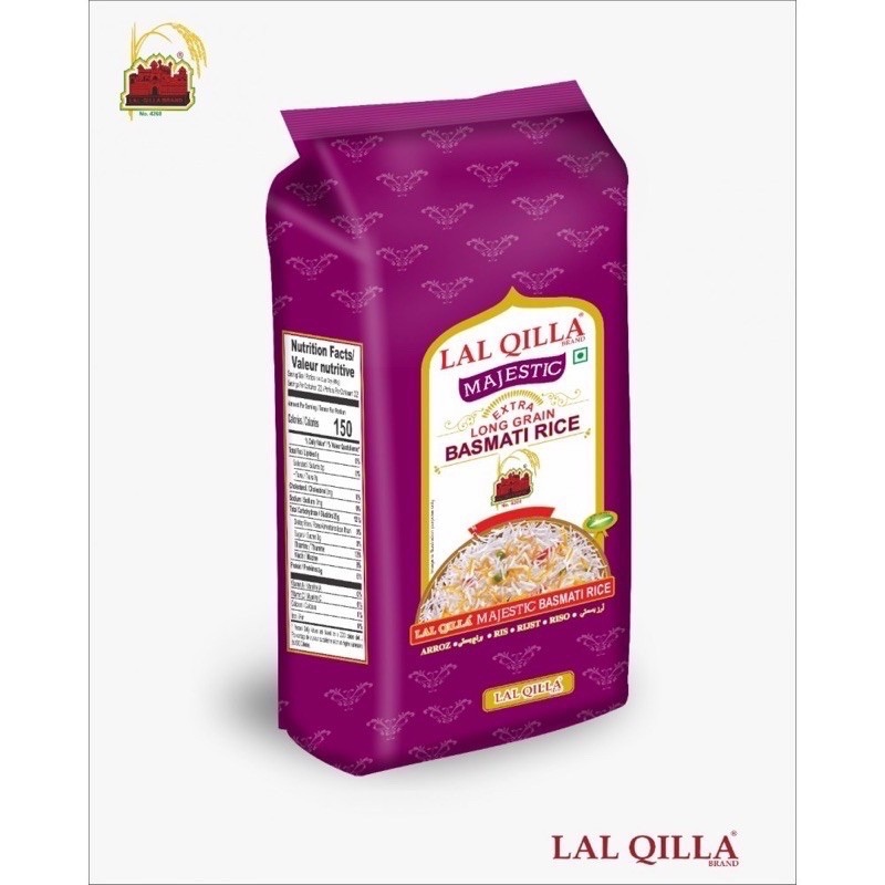 Lal Qilla Majestic Basmati Rice Original Packaging From India 1kg ...