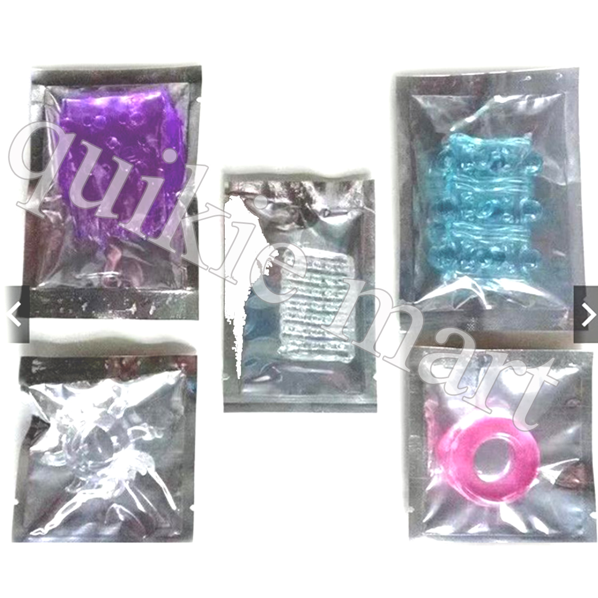 5 pcs assorted random penis cock male delay enhancement bolitas ring ...