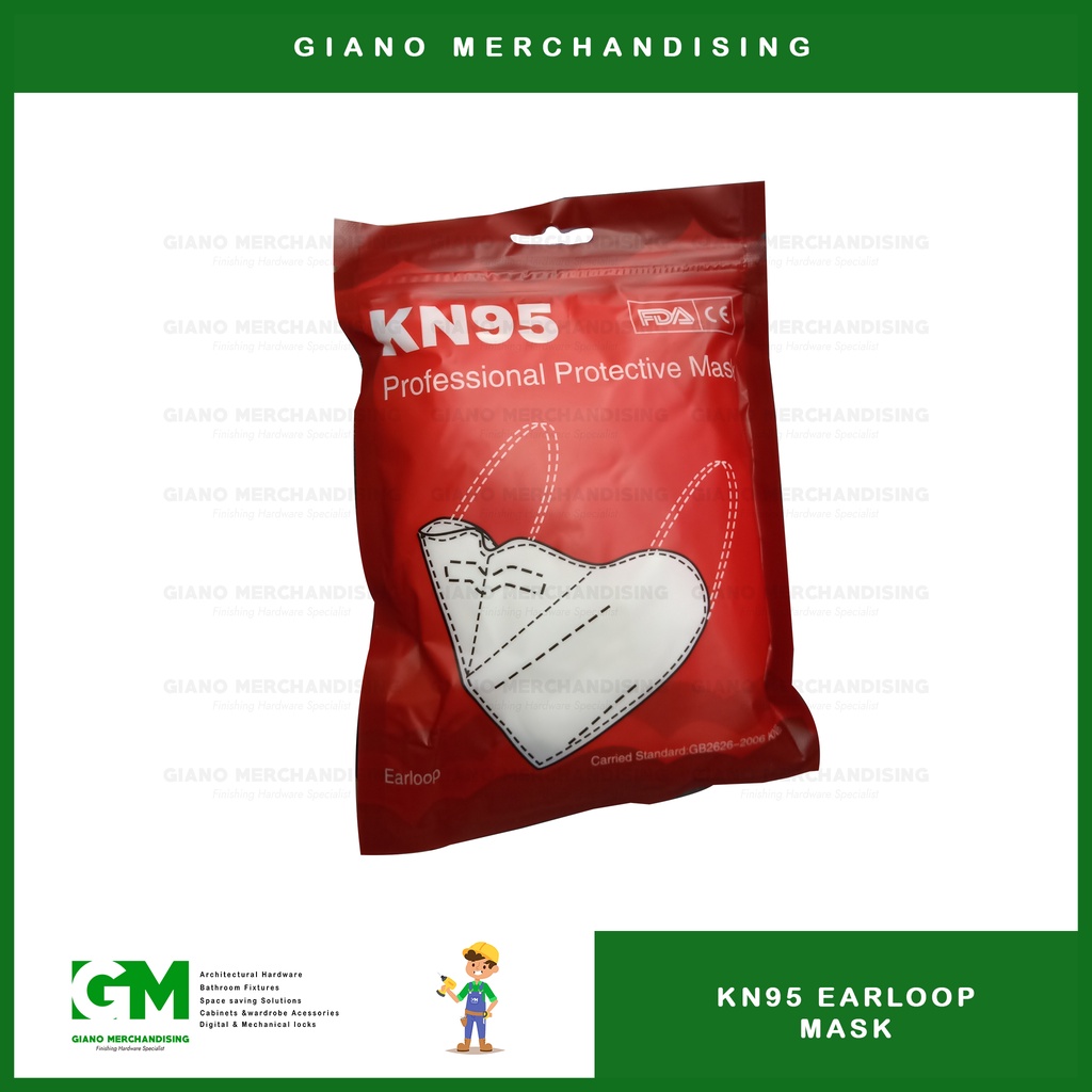 KN95 earloop mask (Sold for 2 packs) - FDA Approved | Lazada PH