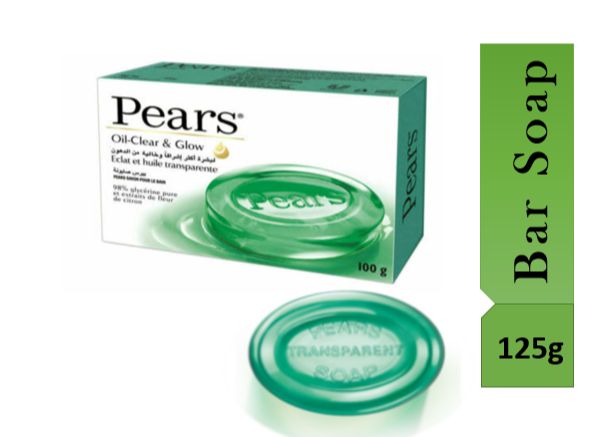 Pears Pure and Gentle, Oil, Clear & Glow Bar Soap 125g IMPORTED ...