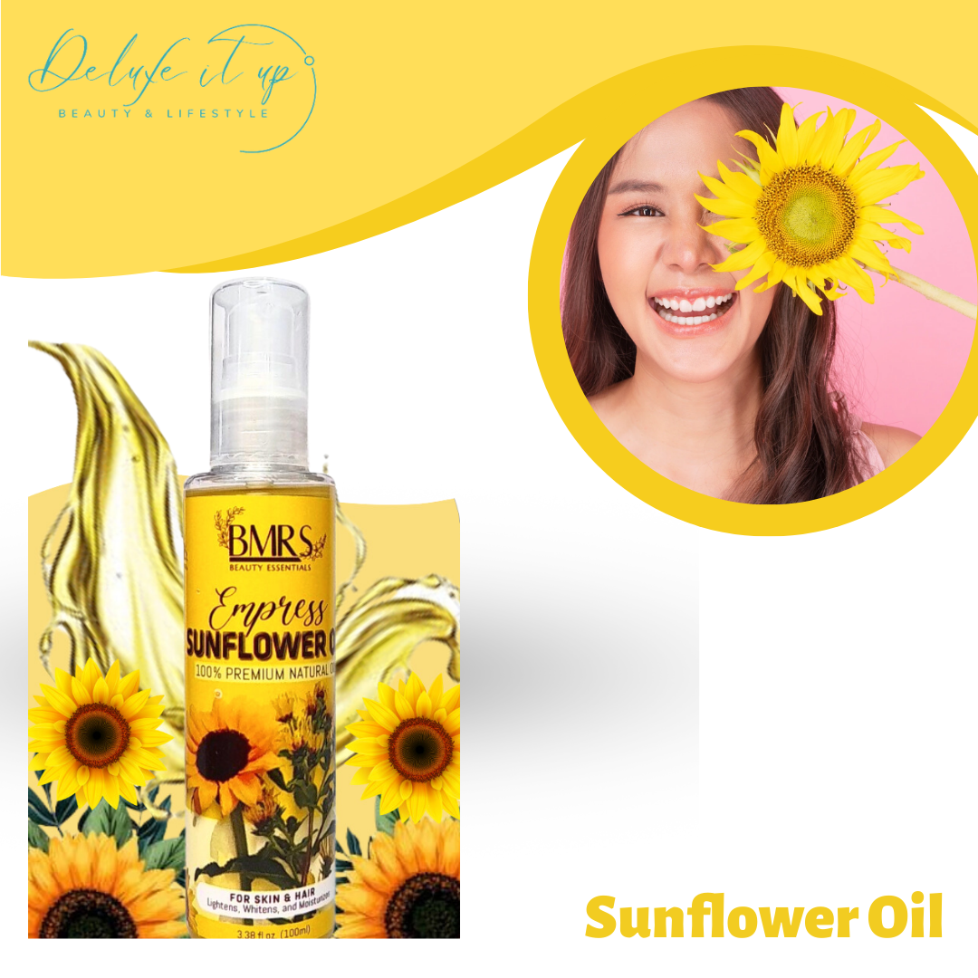 Premium Sunflower Oil by Cutis Glow 100% PURE COLD-PRESSED CARRIER OIL ...