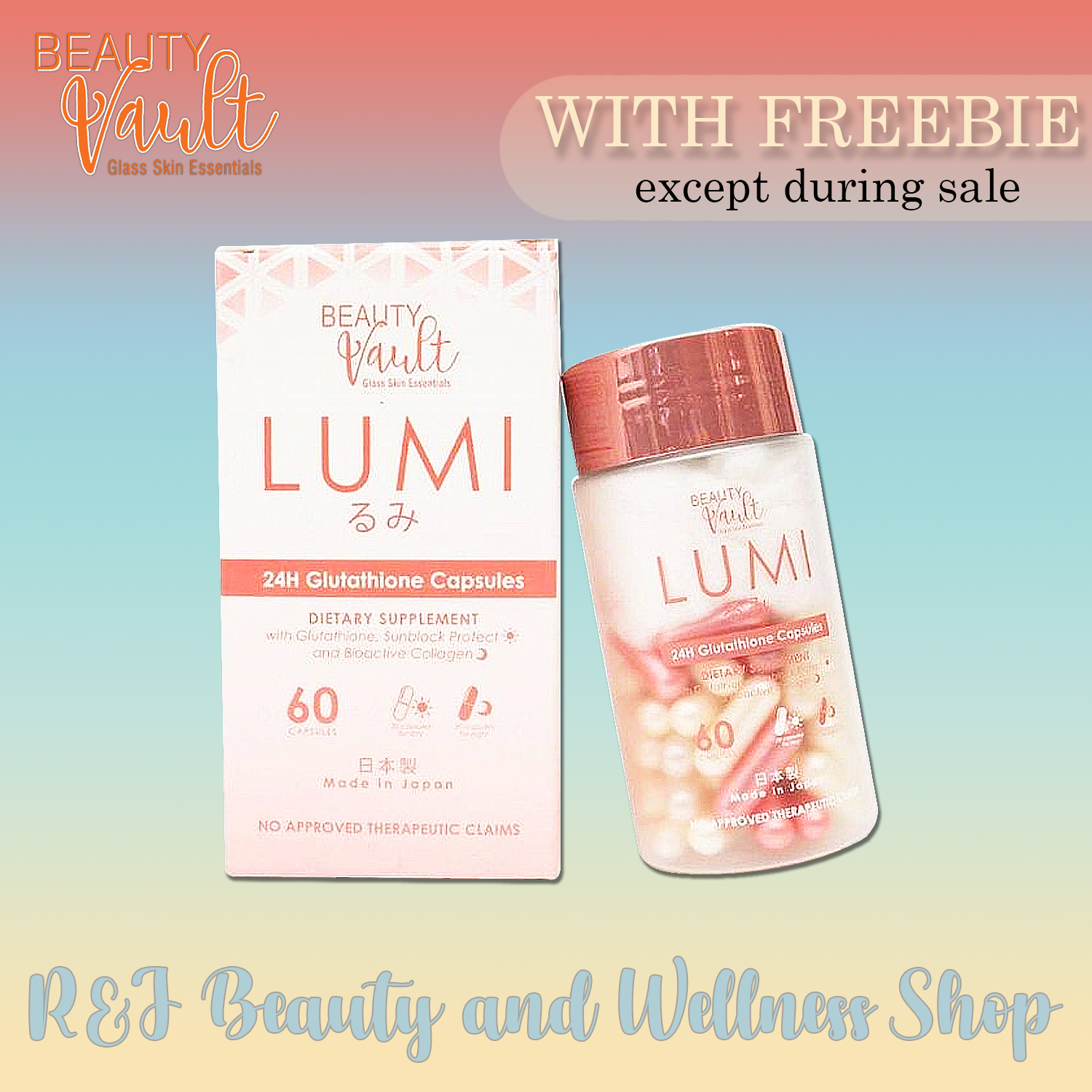 Lumi Glutathione w/ 24hr Oral Sunblock Technology | Lazada PH