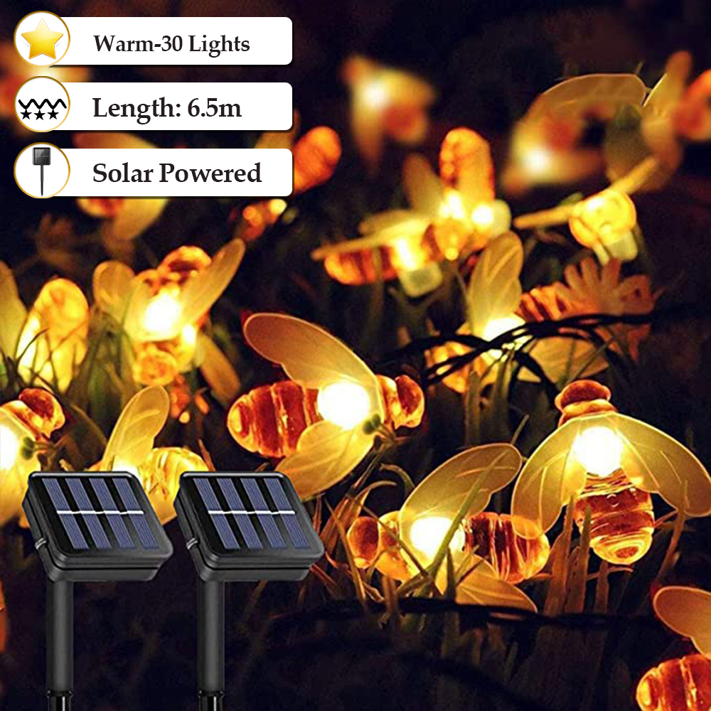 Solar Garden Light, Solar Firefly Starburst Swing Light, 2 Modes Solar ...