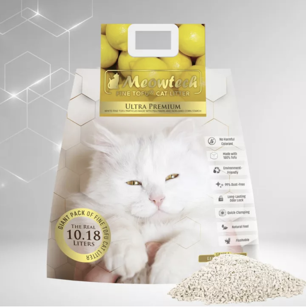 Meowtech Ultra Premium FINE TOFU Cat Litter 10.18L | Lazada PH