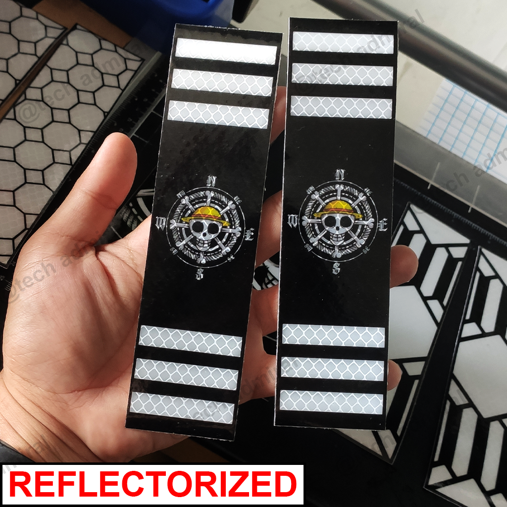 Alloy Top Box Sticker Waterproof One Piece Compass 2 (REFLECTORIZED ...