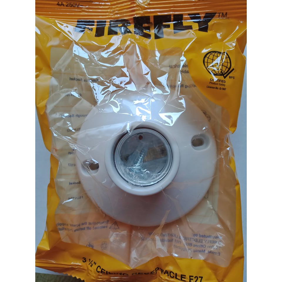 Firefly E27 Ceiling Receptacle | Lazada PH