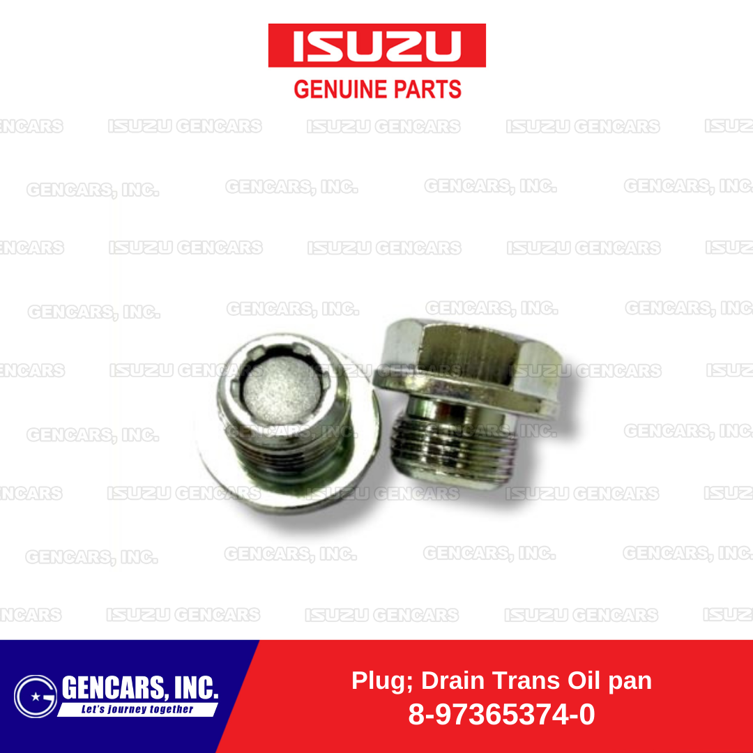 Isuzu Plug; Drain Transmission for Crosswind MT (8973653740) (Genuine ...