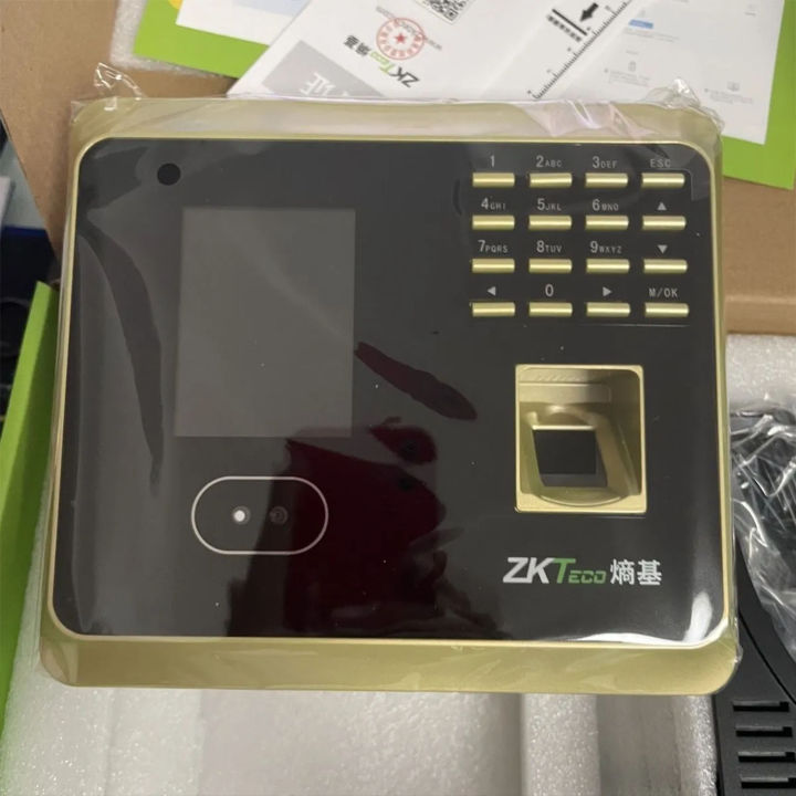 ZKTeco Biometrics Face Fingerprint Time Attendance Machine Fingerprint Faces Password Punch Card ...