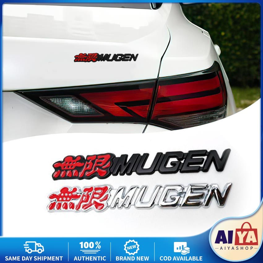 ★Same Day Shipping★ Honda Mugen Car Emblem Car Sticker 3D Decals Front ...