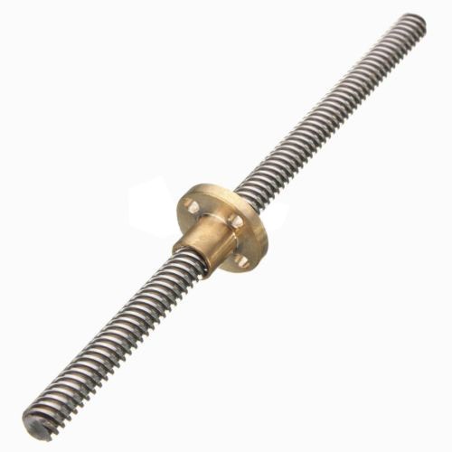 3D Printer 8mm Lead Screw Rod Z Axis Linear Rail Bar Shaft 200mm Golden ...
