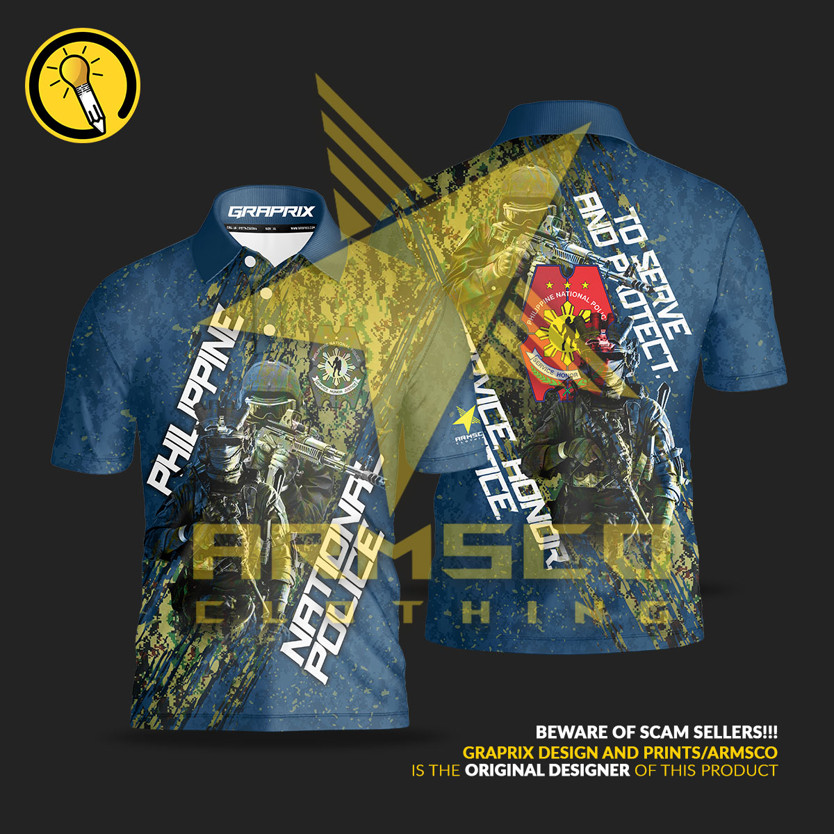 Pnp V5 Polo Shirt Full Sublimation | Lazada PH