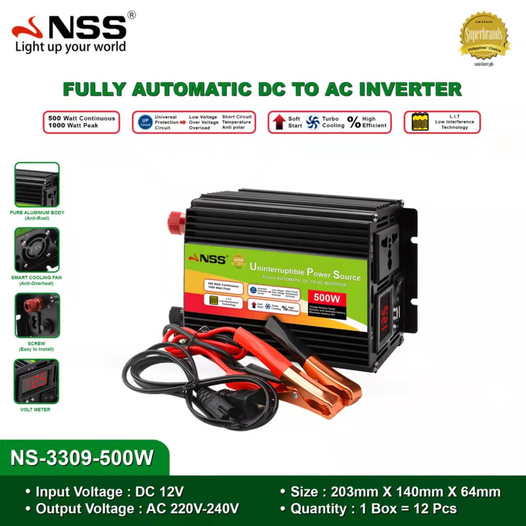 NSS Solar power Inverter High Power Uninterruptible Automatic DC to AC ...