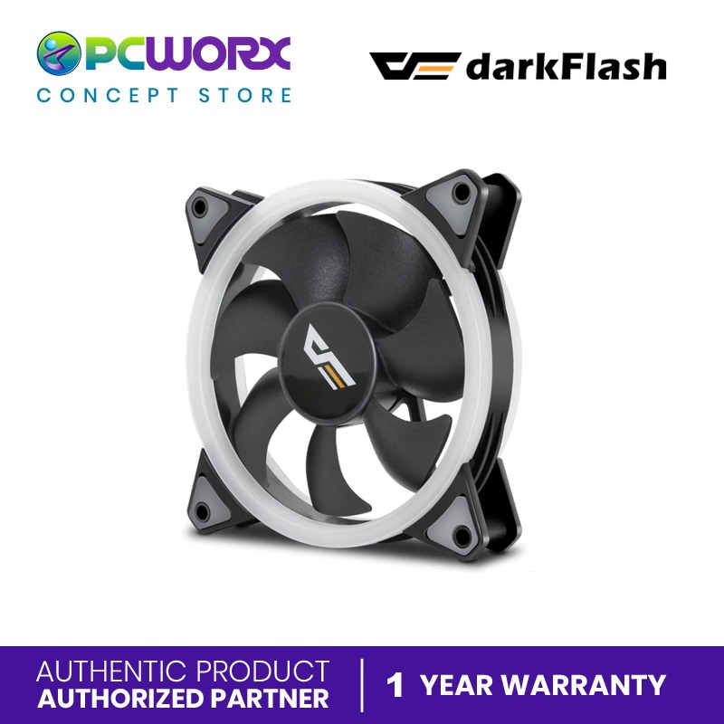 Darkflash DR12 PRO Single 120mm Addressable RGB LED Case Fan | Cooling ...