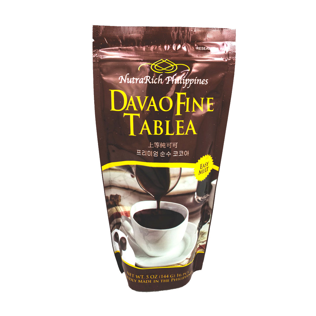 Easy Melt Davao Fine Tablea ( Pure, Dark & Unsweetened ) 144 grams - 16 ...