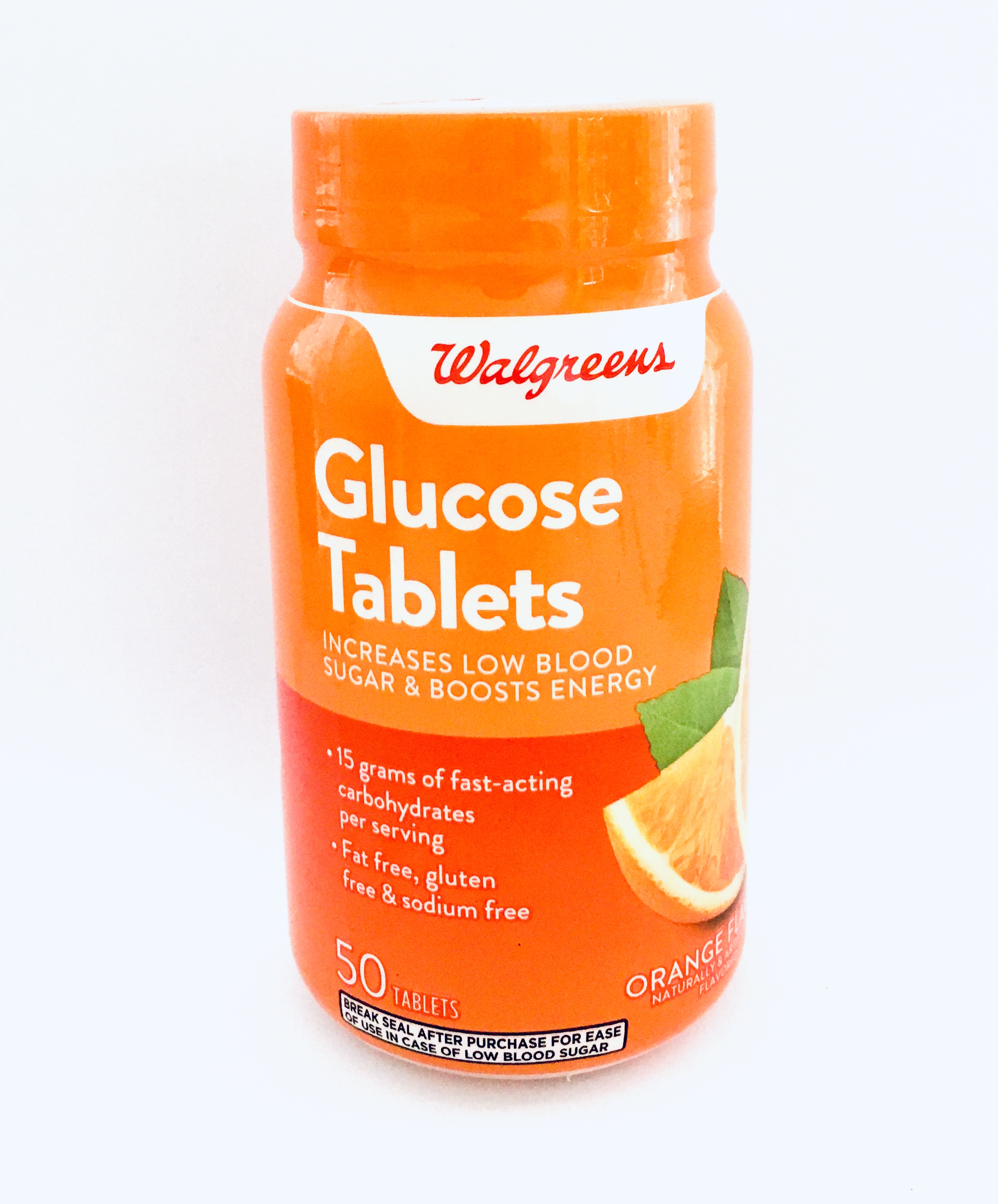 Walgreens Glucose Tablets Orange Flavor 50 Tablets | Lazada PH