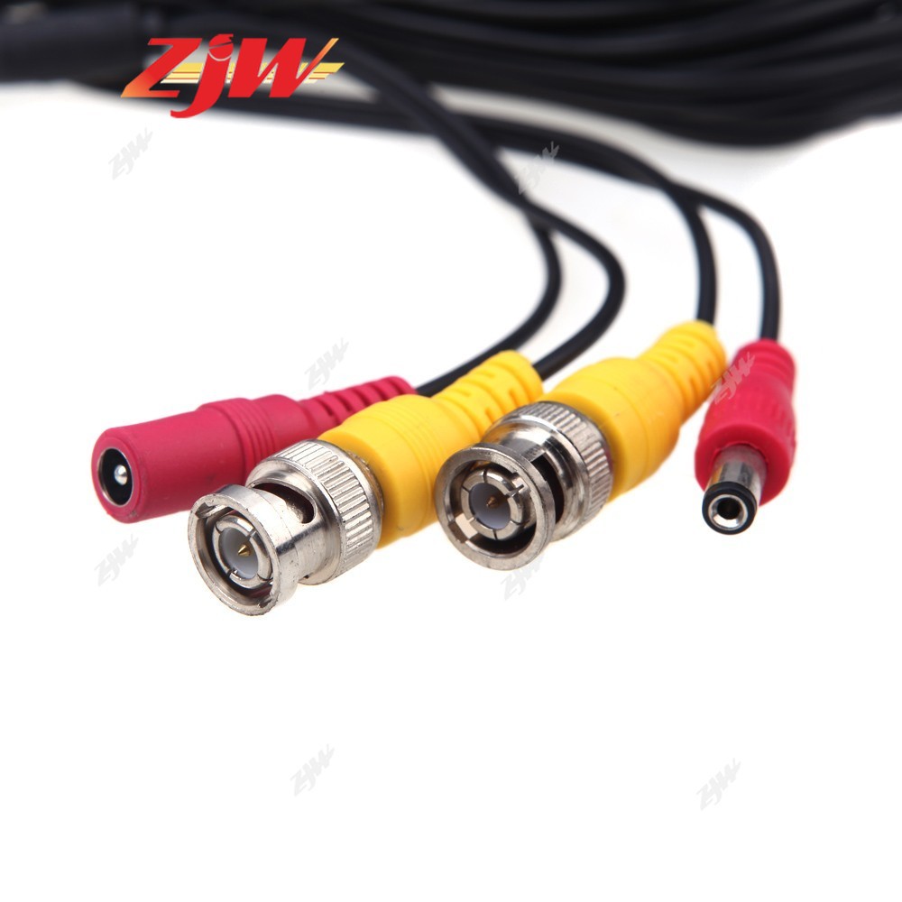 ZJW 5M 10M 15M 20M 30M 40M 50M BNC RG59 Video Power Siamese Cable ...
