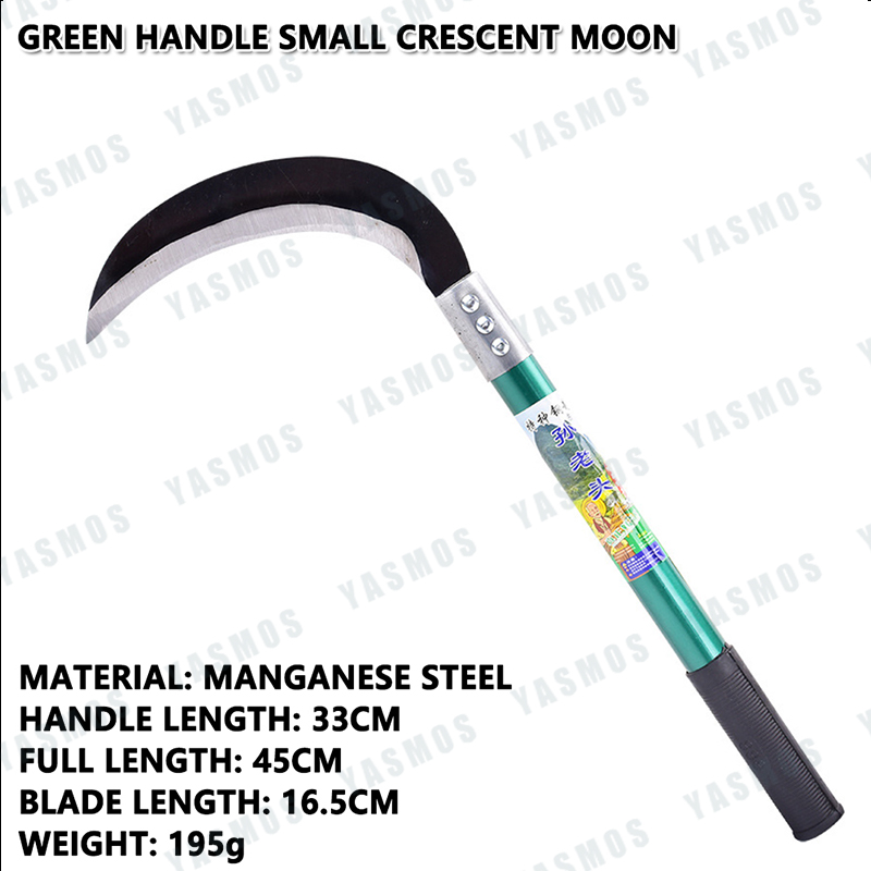 32CM - 50CM Multi Purpose Garden Sickle Heavy Duty / Karet Grass Cutter ...