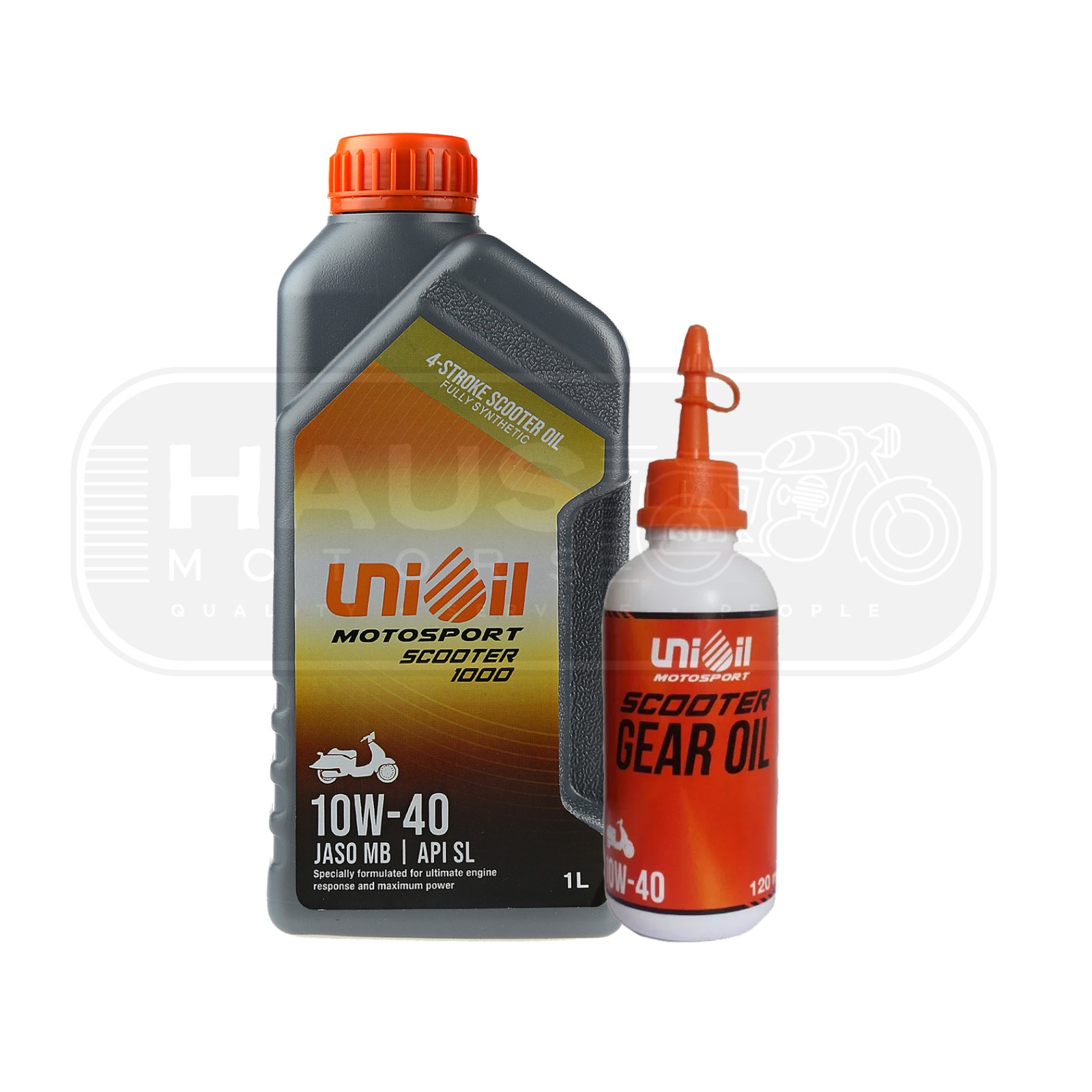 Fully Synthetic Unioil Motosport Scooter 1000 and Scooter Gear Oil ...