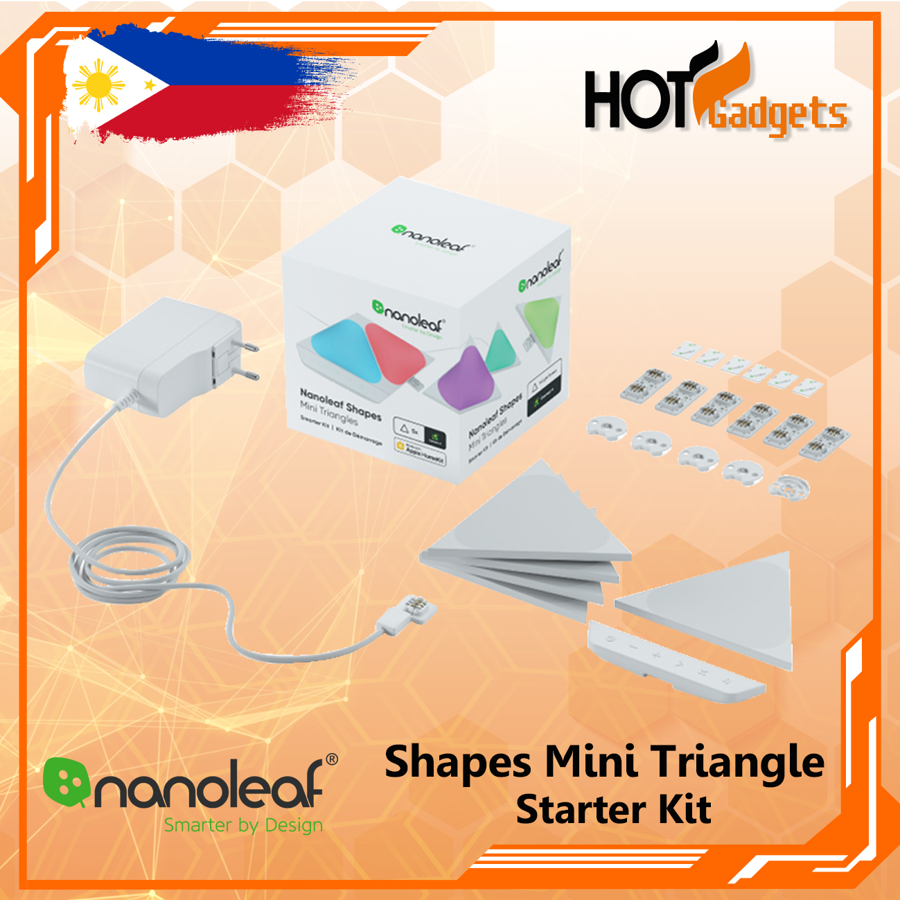 Nanoleaf Shapes Mini Triangles Starter Kit | Lazada PH