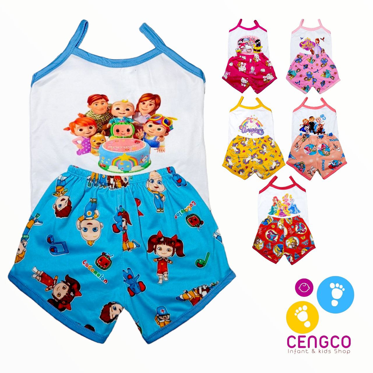 Terno Short Infant Clothes for Baby Girl Terno Pambahay Terno Pangalis ...