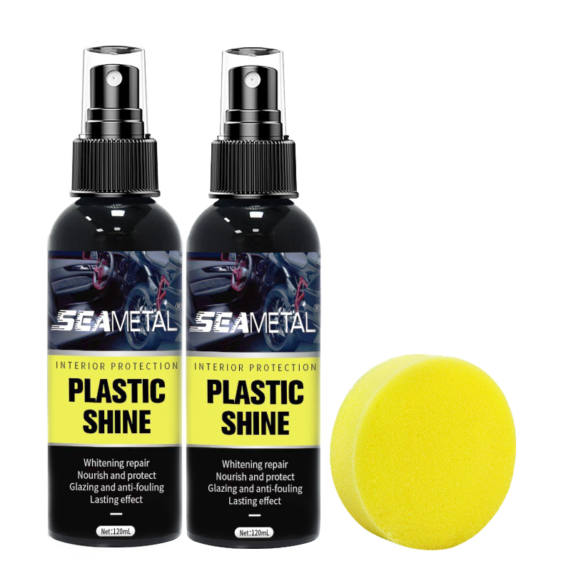 SEAMETAL Black Restorer for Car Trim 120ml Detailing Care Wax Shinning ...