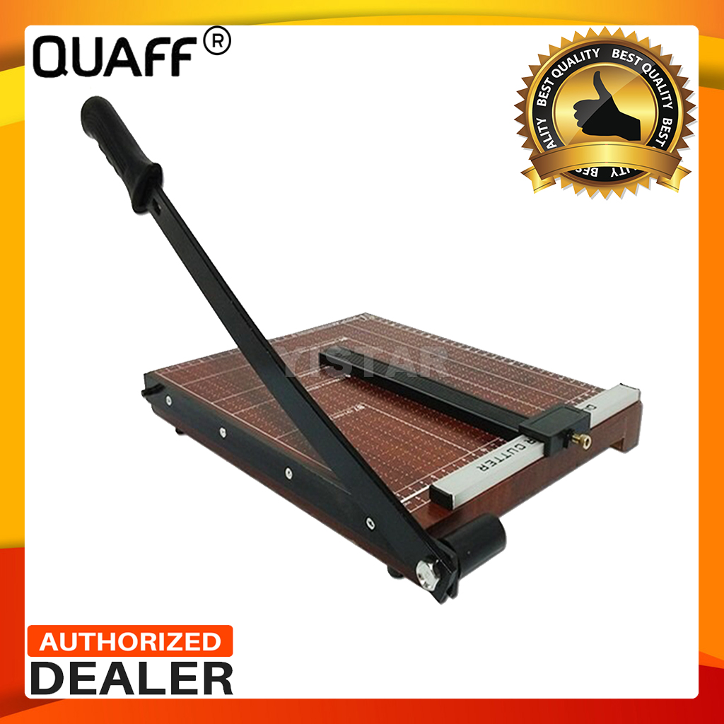 Quaff Paper Cutter Trimmer Wood Base A4 | Lazada PH