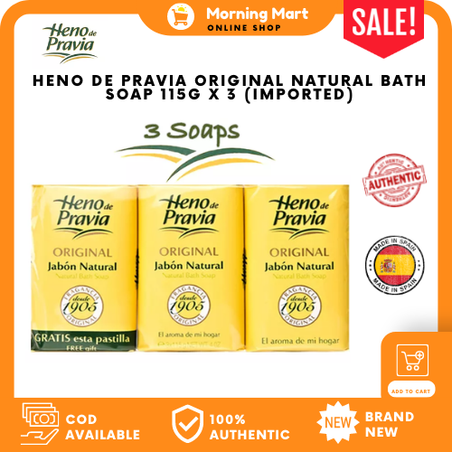 Heno de Pravia World's No. 1 Beauty Bar Soap A Spanish Natural Beauty ...