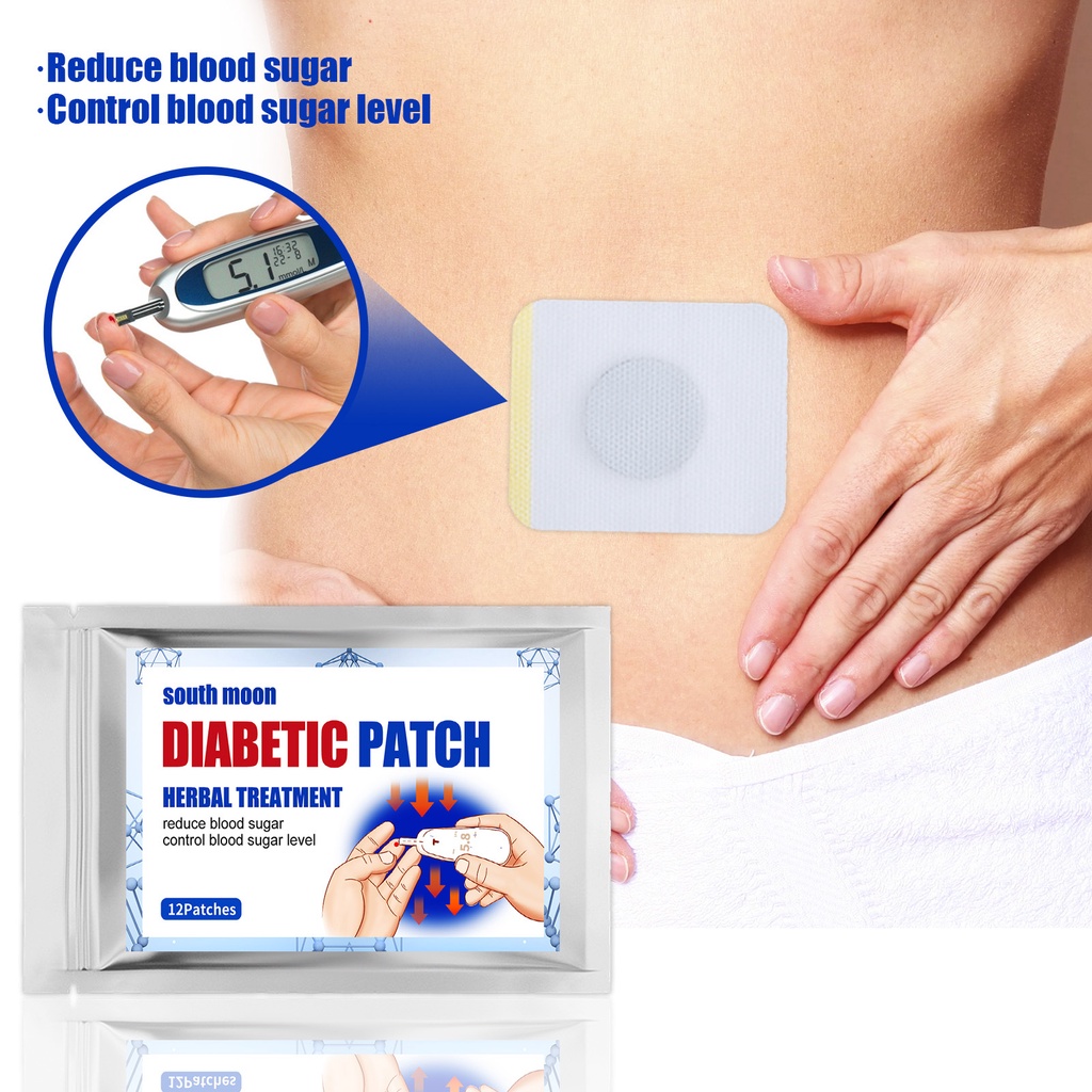 South Moon Diabetes Treatment Patch 12PCS Diabetic Patch Lower ...