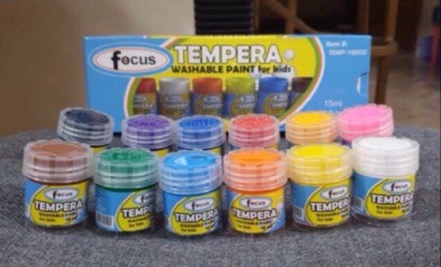 Tempera paint/poster paint 1set 12pcs 15ml | Lazada PH