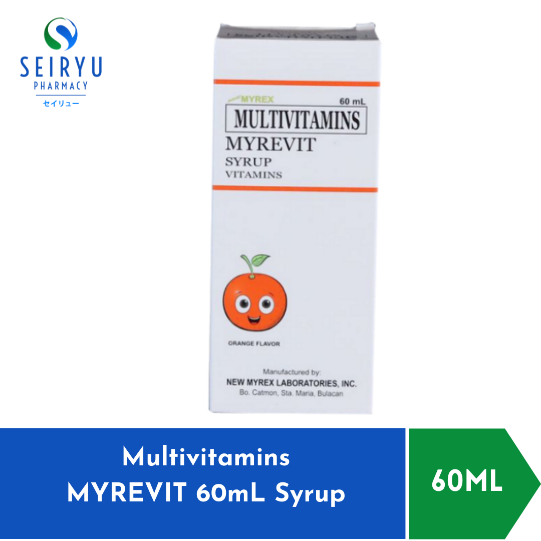 MULTIVITAMINS MYREVIT 60mL Syrup Orange flavor | Lazada PH
