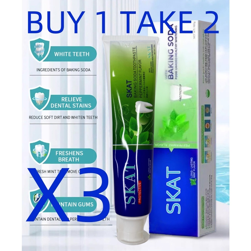 BUY 1 GET 2 KOREAN Whitening Peppermint Food Graded Healthy Family Size ...