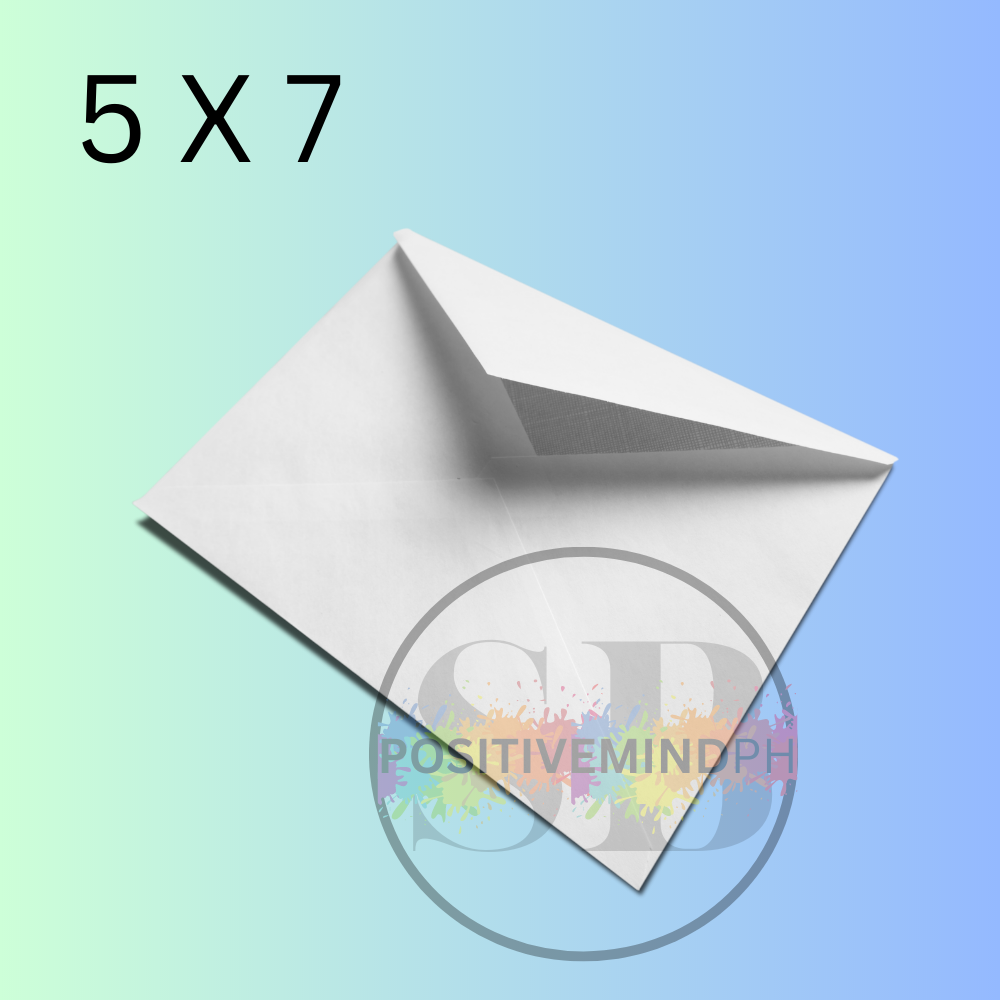 WHITE ENVELOPE SIZE 5R, 4R , 3R (70 GSM PAPER) 10 pcs per pack | Lazada PH