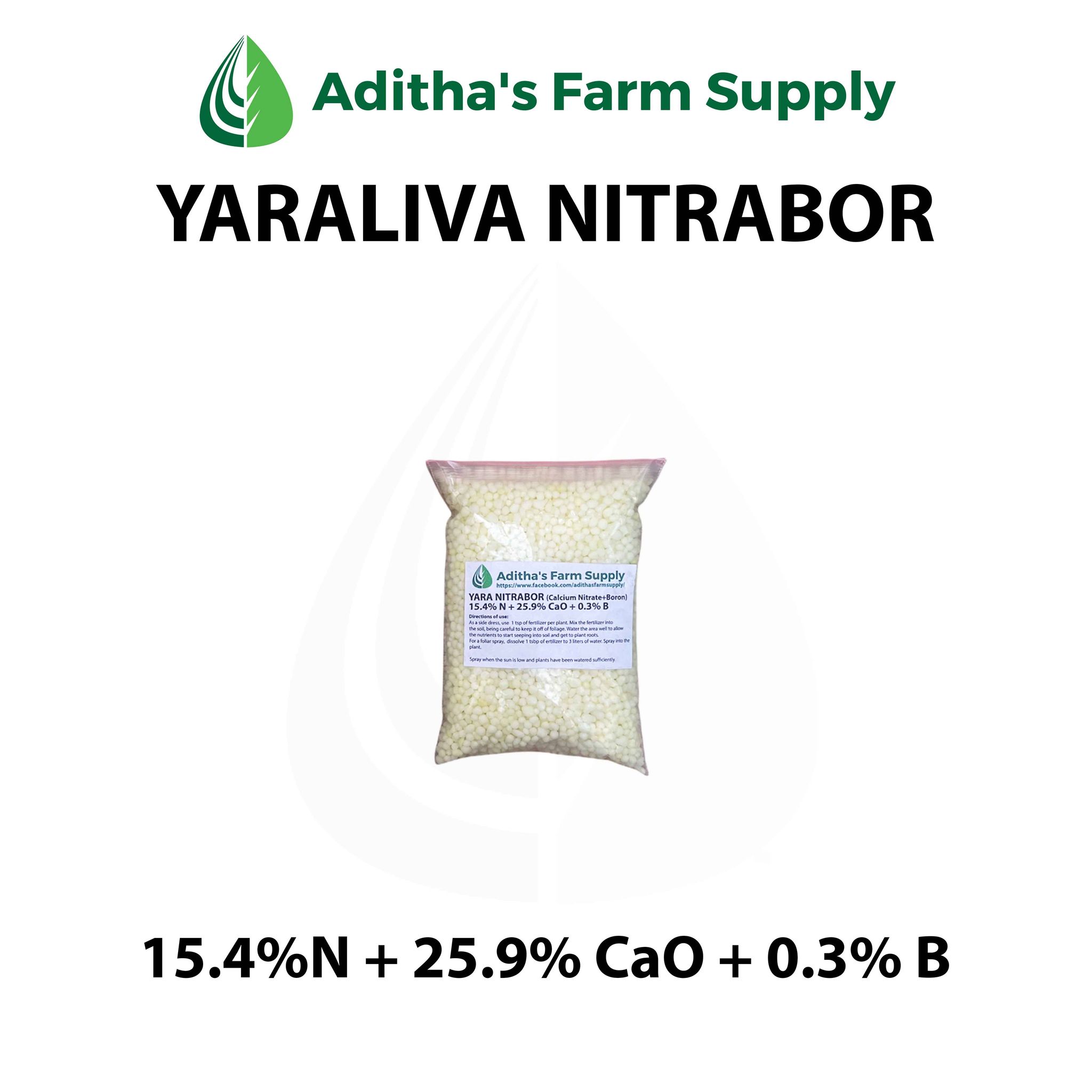 Yara Liva Nitrabor (Calcium Nitrate + Boron) 200 grams / 1 kilo | Lazada PH