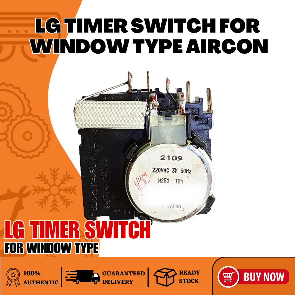 4HMC HIGH QUALITY TIMER SWITCH LG WINDOW TYPE AIRCON PARTS | Lazada PH