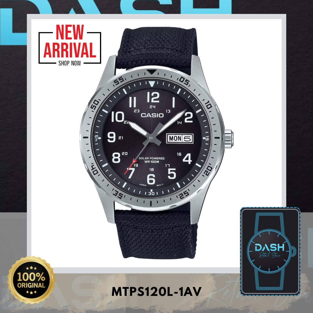 100% Original and legit Solar powered Men's Casio MTP-S120L-1A ...