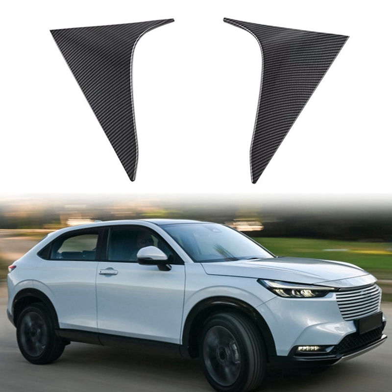 Car Carbon Fiber Rear Window Side Spoiler Canards Splitter for Honda ...